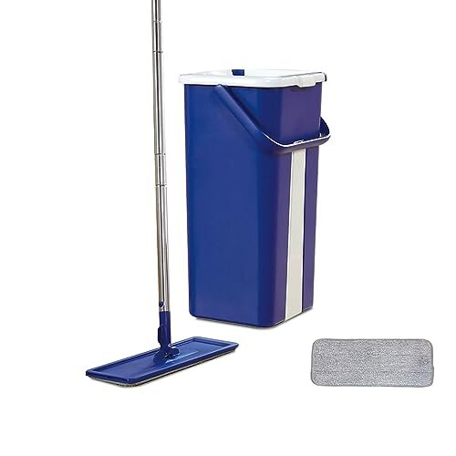 Livington Touchless Mop - Floor Mop Set with Bucket for Wringing ...
