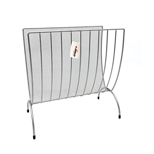 3663/SILVER Magazine Rack on OnBuy