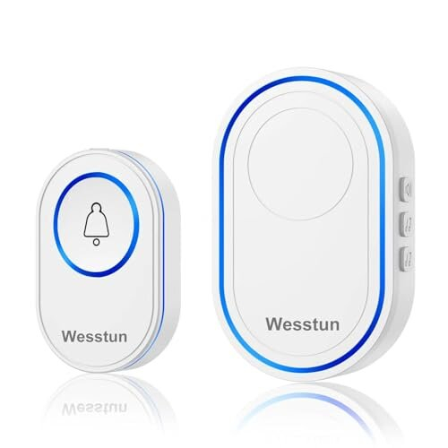 Wireless Doorbell Plug in, Waterproof Door Bells Wireless Cordless with ...