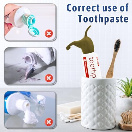 2PCS Pooping Toothpaste Topper, Pooping Dog Butt Toothpaste Topper ...