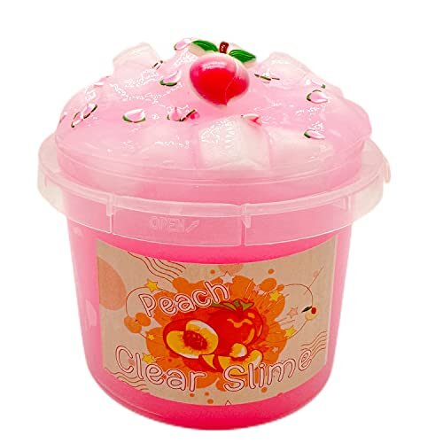 Peach Jelly Cube Crunchy Slime, Sugar Blitz for Girls Boys, Crunchy ...