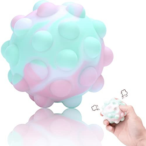 Pop it Ball Fidget Toy ,Push Bubble Pop it Stress Ball,Fidget Sensory ...
