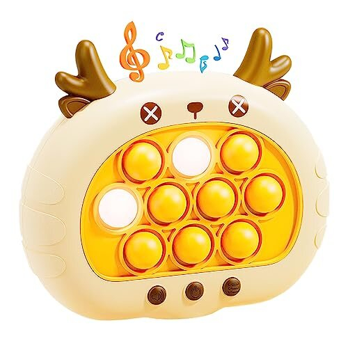 Quick Push Bubbles Pop Fidget Toy It Game, Fast Push Light Up Pop ...