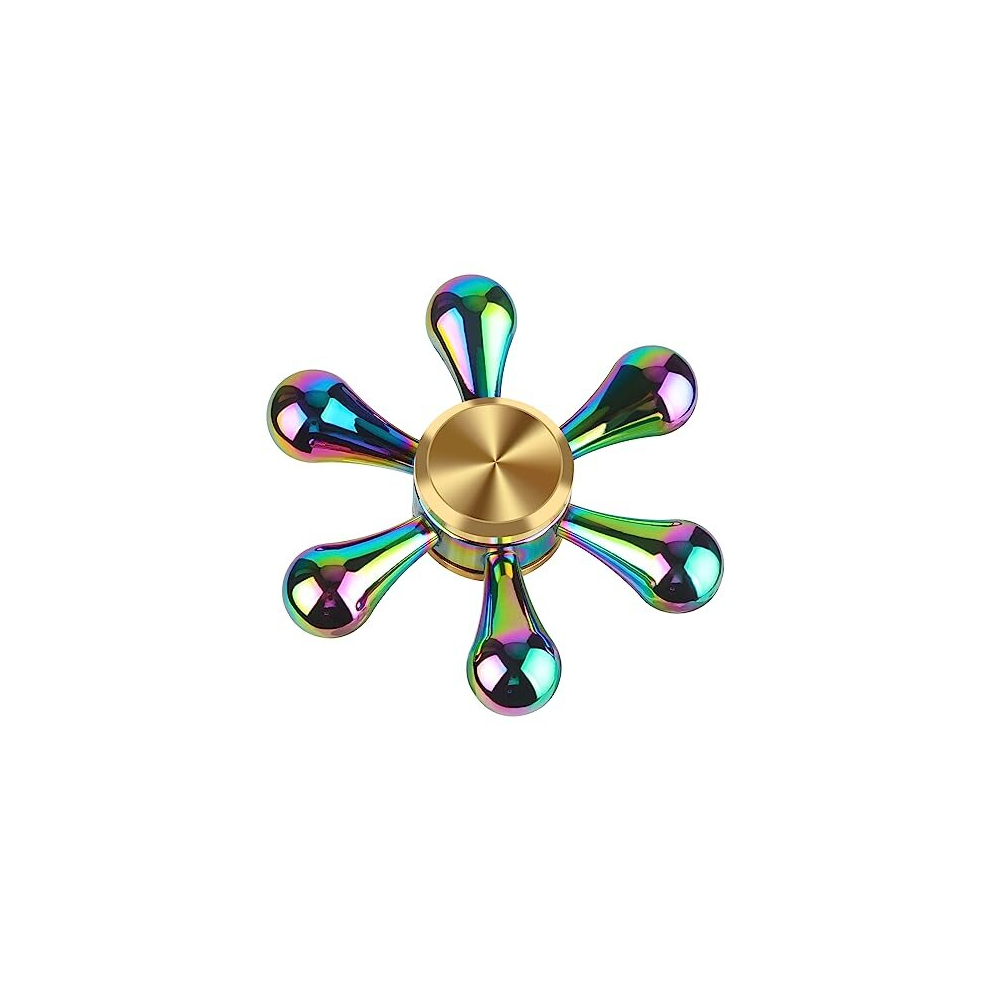 Fidget Spinner Finger Hand Spinner Fidget Toy Durable Fast Bearing Precision Metal Fidget Spinners Novelty Toys Used to Relieve Stress Anxiety ADHD on OnBuy