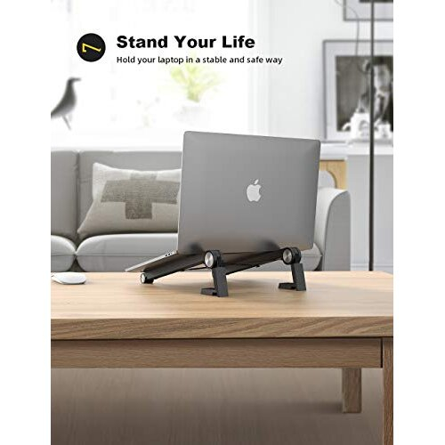 Laptop Stand, Portable Laptop Riser - Ergonomic Desktop Stand, Height ...