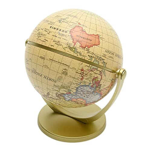 Mini World Globe, Small Spinning World Globe for Classroom Geography ...