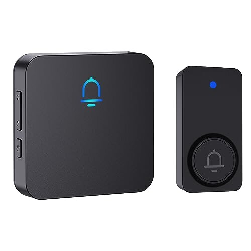 Wireless Doorbell, Electric Cordless Battery Operated Plug in Door ...