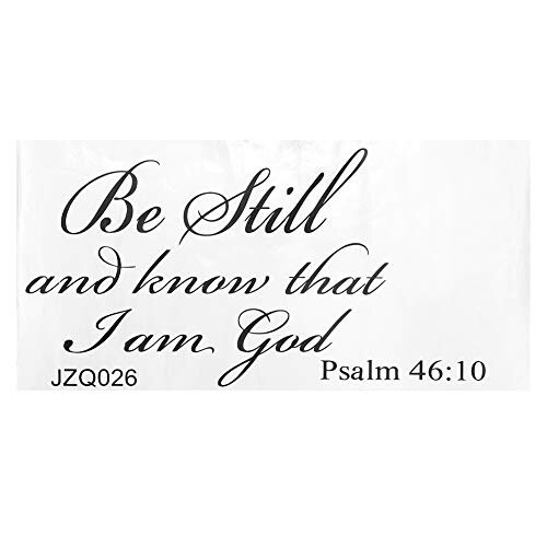Durable Art Sayings Vinyl Sticker Christian Quote Praise God DIY Art ...
