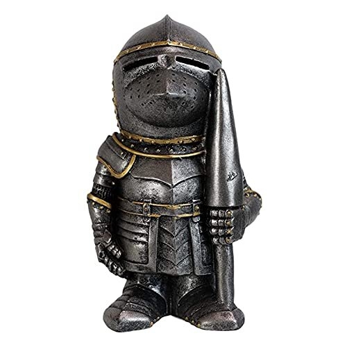 Knight Statues Ornaments, Resin Knight Gnome Guard Garden Sculpture ...