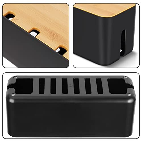 Cable Tidy Box,Large Cables Organised Box, Cord Organizer for Storage ...