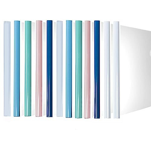 10 Pieces A4 Report Covers with Sliding Bar Clear Files Report ...