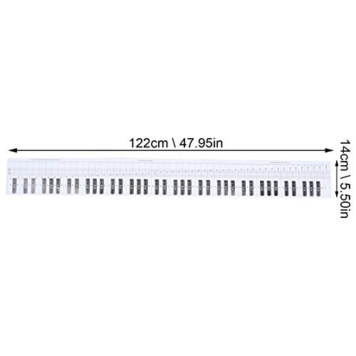88 Key Keyboard Piano Note Chart Finger Simulation Practice Guide ...