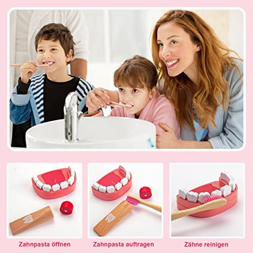 Doctors Set for Kids, 32 PCS Role Play Doctors Case, Children's Wooden ...