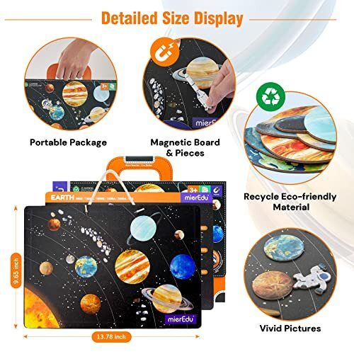 Solar System for Kids, Planets for Kids Solar System, Magnet Puzzles ...