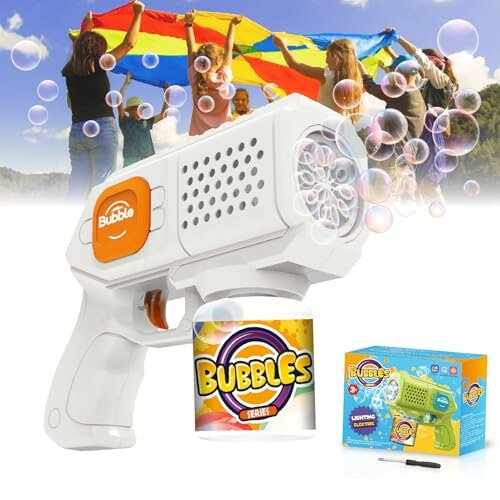 Automatic Bubble Machine Panacare Bubble Gun for kids/pets.Bubble ...