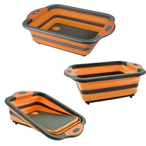 Collapsible Cutting Board, Chopping Board Kitchen with Multi-use ...