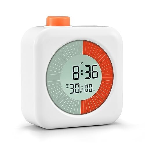 Visual Timer Digital, 60-Minute 3-in-1 Countdown Timer for Kids and ...