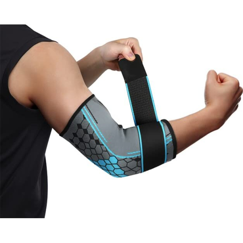 Elbow Support Brace with Compression Strap for Men and Women, Arm ...