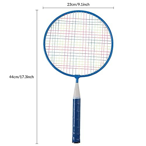Badminton Set for Kids, 1 Pair Badminton Racket Set Lightweight ...