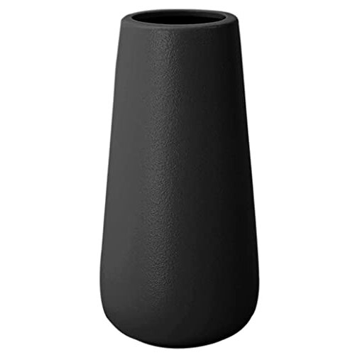 Tall 8” Matte Black Ceramic Vases for Modern Home Decor Centerpieces ...