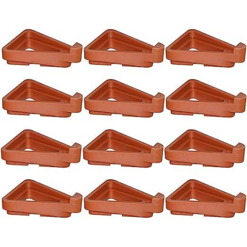 12 Pcs Flower/Plant Pot Feet, Invisible Pot Risers Triangle Toes ...
