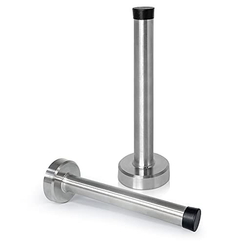 2 Pack Door Stopper, 6 inch Door Stop, Extra Long Doorstops Wall ...