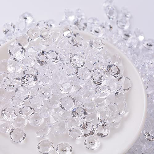 5000 Pieces Scatter Crystals, Wedding Table Decorative Acrylic Crystals ...