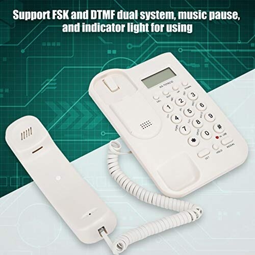 KX-T076 Corded Telephone for Seniors Loud Phones for Hard of Hearing ...