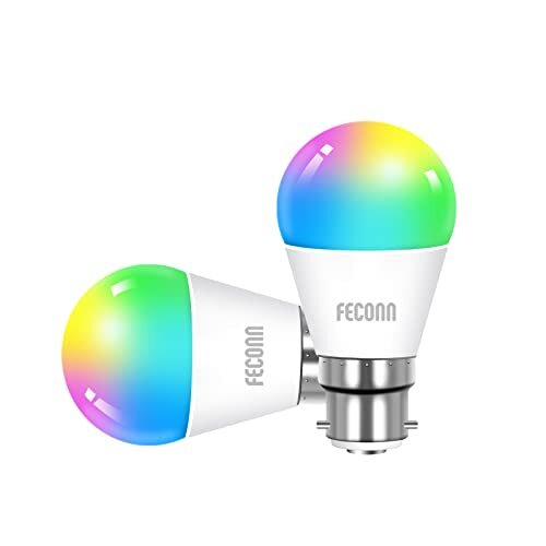 Alexa Smart Bulb, B22 Bayonet, P45 LED WiFi Lights, 5W=40W, Compatible ...