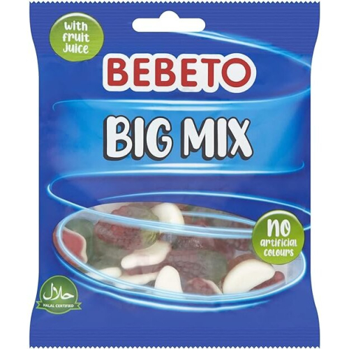 Bebeto Big Mix Gummy Sweets, Chewy Fruity Sweets, Halal Certified Candy ...
