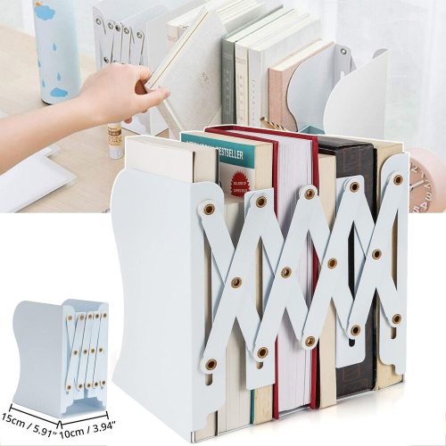Expanding Book Ends Heavy Duty Metal Bookends Adjustable Book Ends on OnBuy