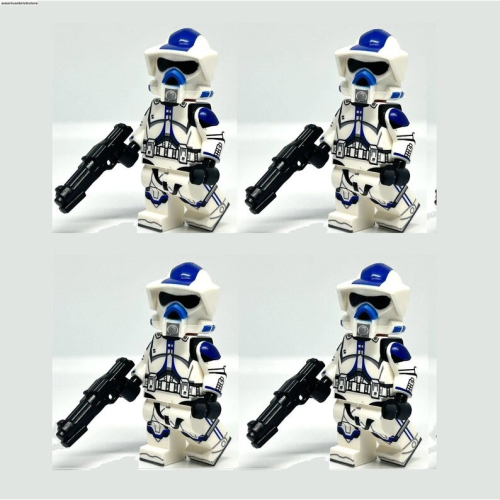 (4x 501st ARF Clone Troopers ) ARF Trooper Minifigures Star Wars Clone ...