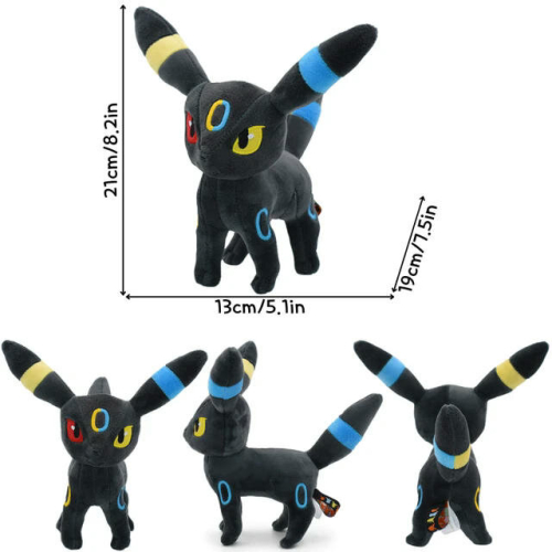 (Shiny Umbreon 2) 9 Styles Pokemon Umbreon Kawaii Soft Plush Toys Cute ...