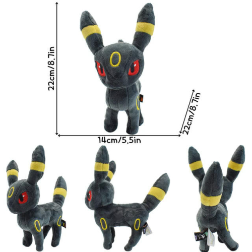 (Umbreon 1) 9 Styles Pokemon Umbreon Kawaii Soft Plush Toys Cute Anime ...