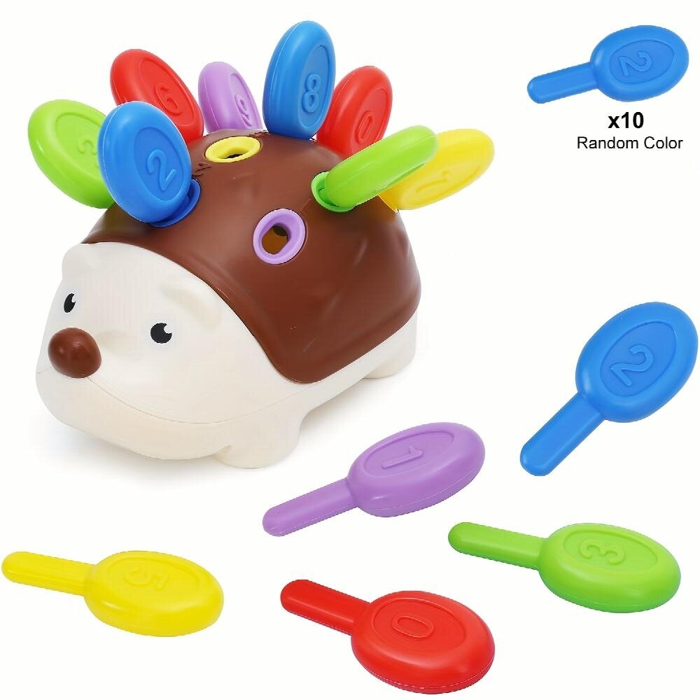 Montessori Sensory Hedgehog Toys For Baby Toddler Fine Motor Skills ...