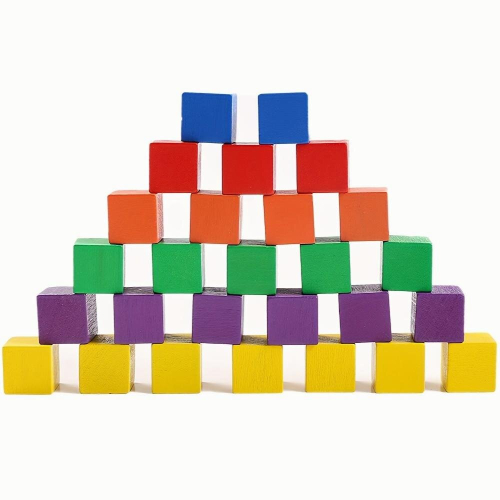 Cuboid Wooden Building Blocks Wooden Cube Wooden Montessori Math ...