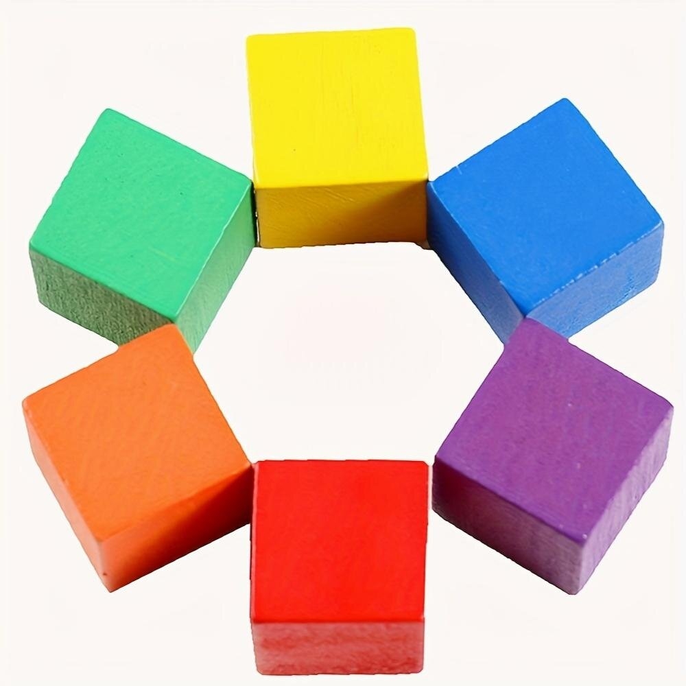 Cuboid Wooden Building Blocks Wooden Cube Wooden Montessori Math ...