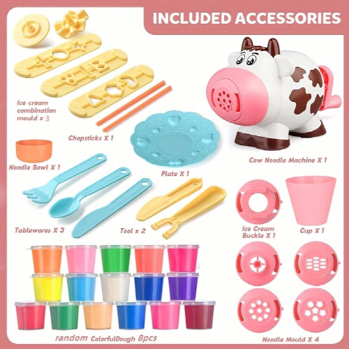 Clay Dough Sets Play Dough Tools Kitchen Creations Noodle Playset And ...