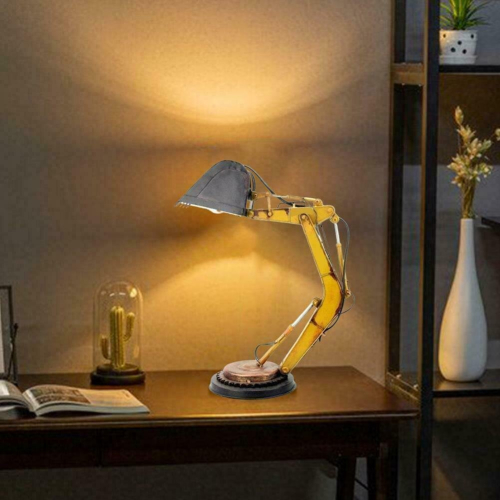 Digger Desk Lamp Movable Table Lamp LED - Unique Excavator Desk Lamp ...