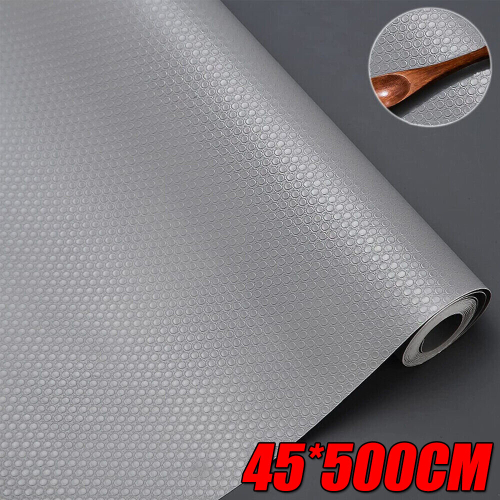 45*500cm Non-Slip Drawer Mat Shelf Liner Cabinet Storage Pad Kitchen ...