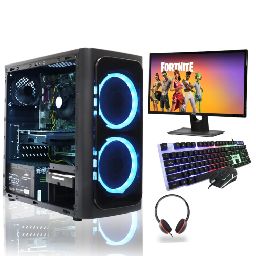 Refurbished Fast Gaming PC Bundle Intel QuadCore i5 8GB RAM 1TB HD 2GB ...