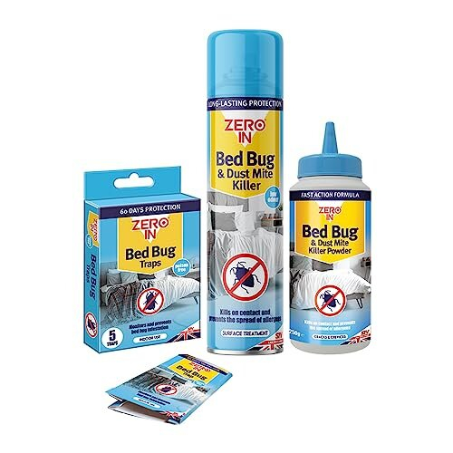 Zero In All-In-One Bed Bug Killer Kit. Prevent Reinfestations. Kills ...