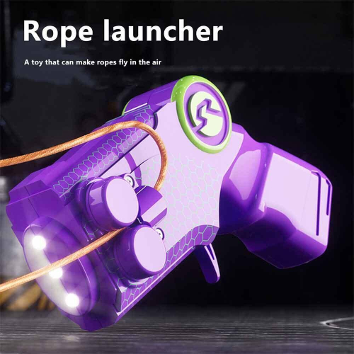 Rope Launcher Loop Fidget Toy with Lighting String Lasso Toys Kids Xmas ...