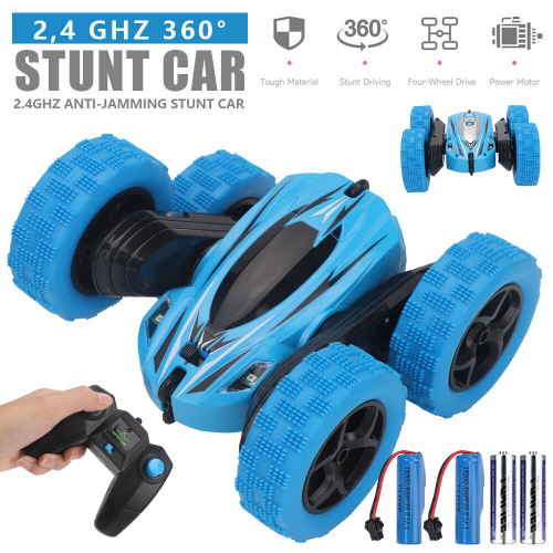 Kids Stunt Car 360 Model 2.4G RC 4WD High Speed Remote Control Off Road ...