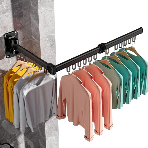 Foldable Clothes Drying Rack Wall Mounted Clothes Airer Clothes Dryer ...