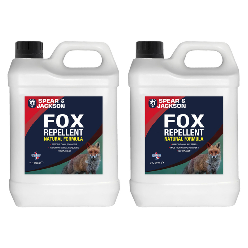 Spear & Jackson Fox Repellent Spray 2 x 2.5 Litre Refill on OnBuy