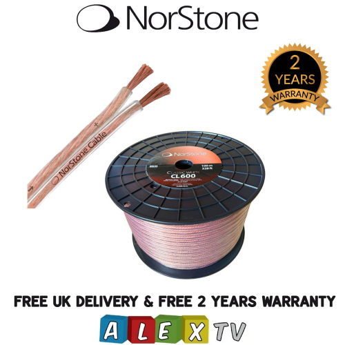Norstone CL600 Classic 2x6mm2 OFC Professional Grade Speaker Cable in ...