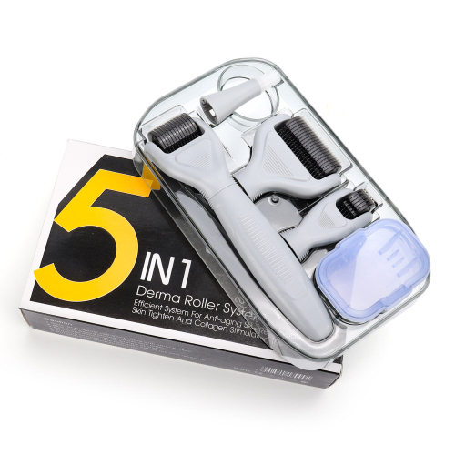 Derma Roller DRS 5 in 1 Micro Needle Tool Microneedle Roller Cosmetic ...