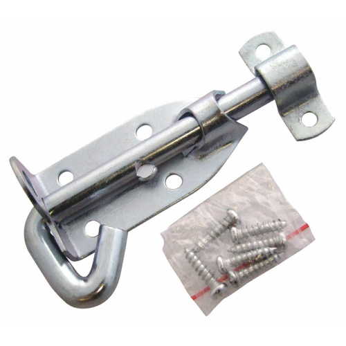 8 INCH PAD BOLT & SCREWS FOR DOOR GATE SECURITY LOCKS Catch Latch heavy ...