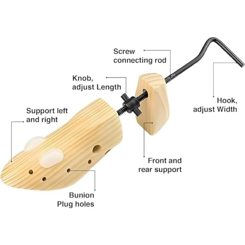 MantraRaj 2 X Men Shoe Stretchers Expander for Men Gents Pine Wood ...